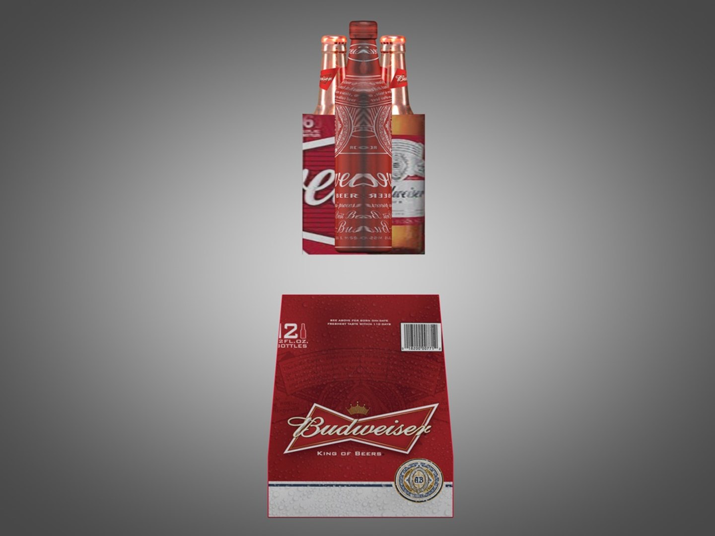 3d Model Budweiser Products