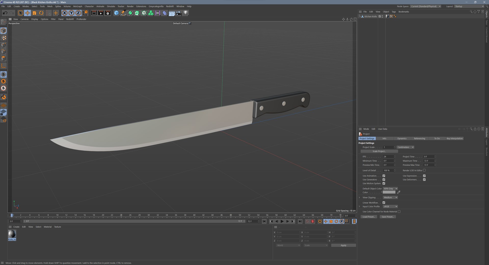 Kitchen Knife 3D - TurboSquid 2293027