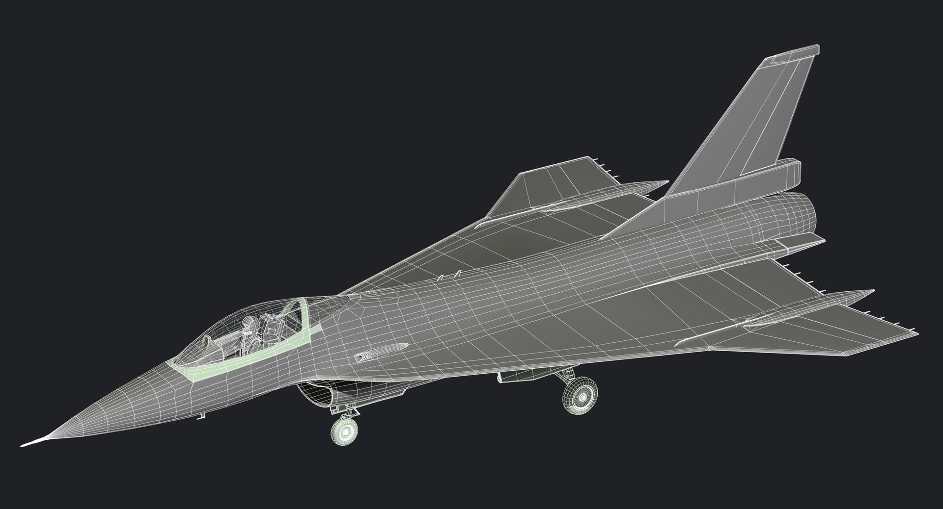 General Dynamics F-16XL 3D - TurboSquid 1977682