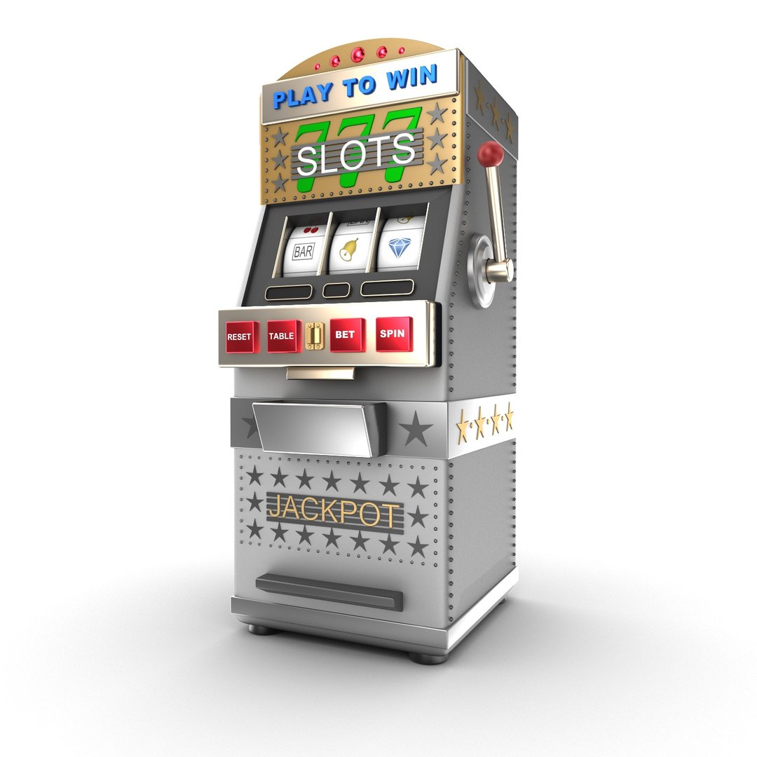 3d model slot machine gamble