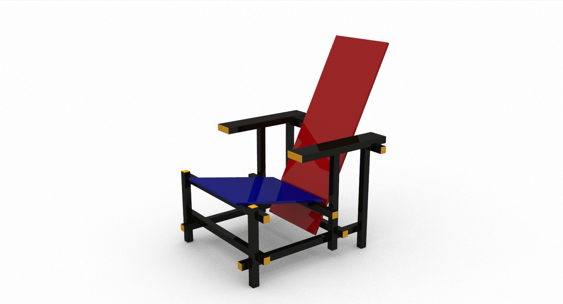 Red and Blue Chair 3D - TurboSquid 1770604
