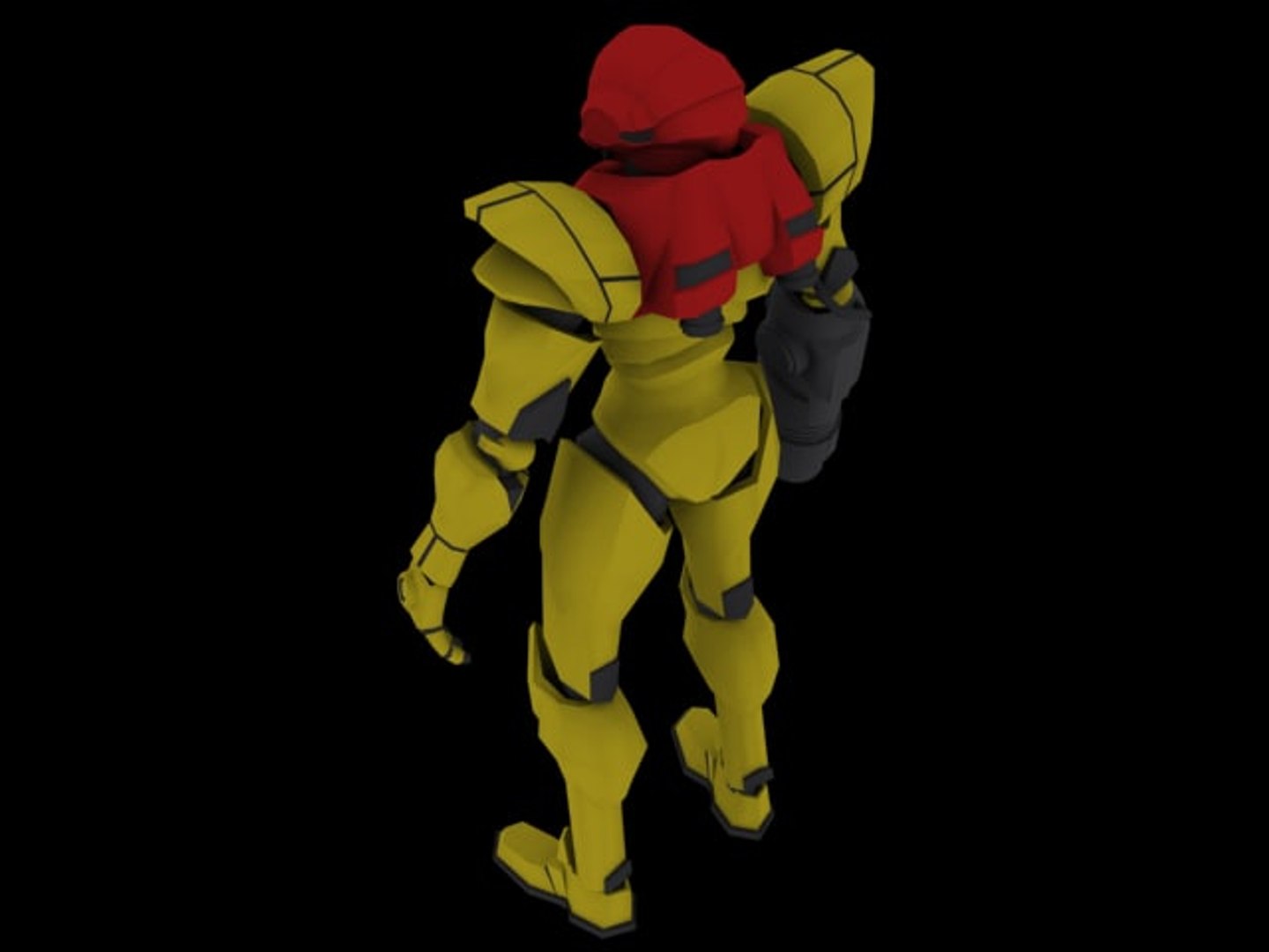 3dsmax Samus Aran - Armor