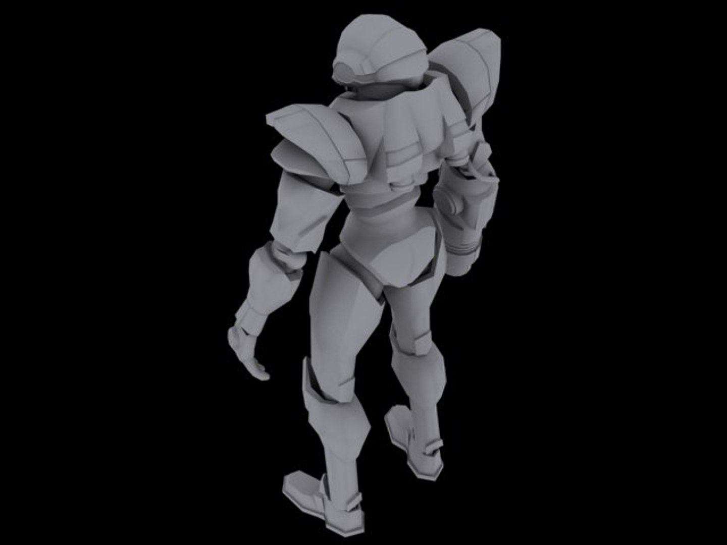 3dsmax Samus Aran - Armor