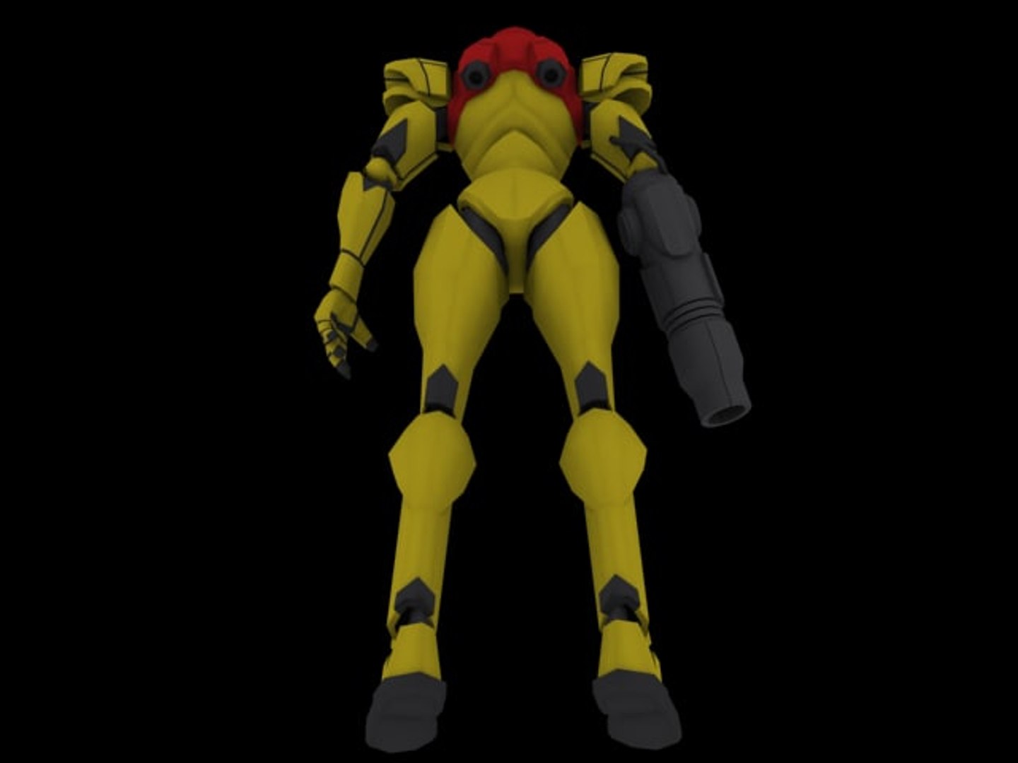 3dsmax Samus Aran - Armor