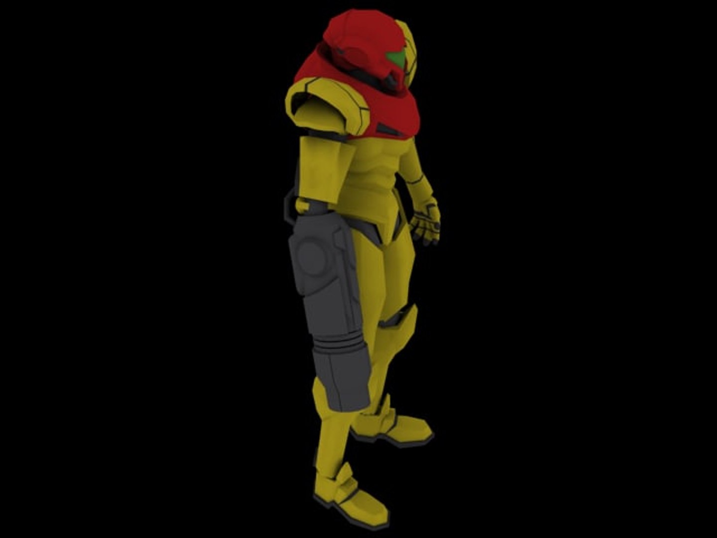 3dsmax Samus Aran - Armor