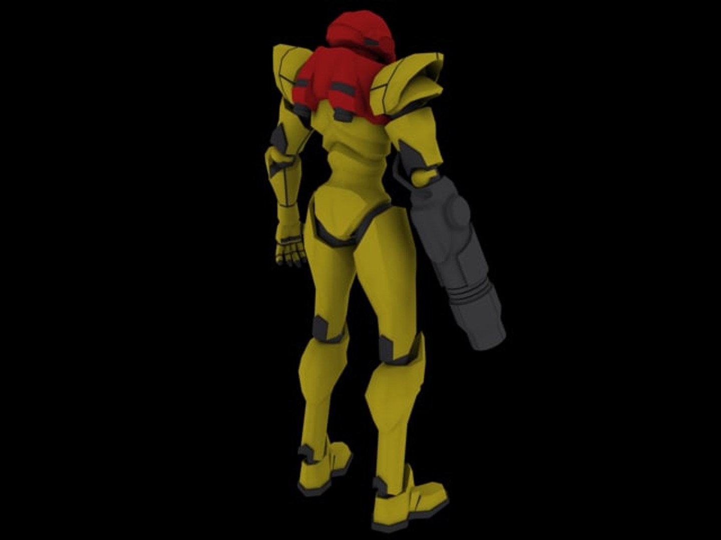 3dsmax Samus Aran - Armor