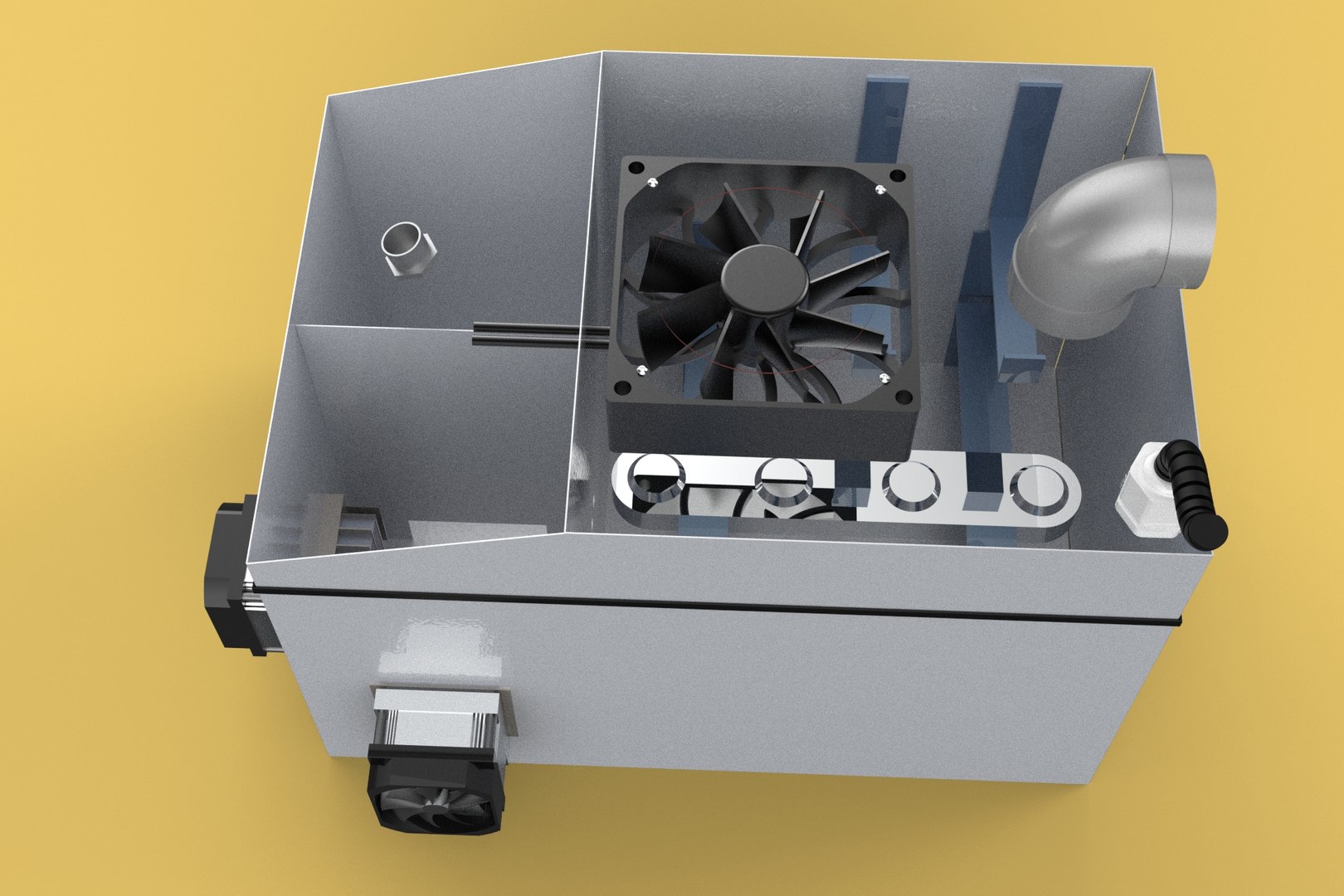 TEMPERATURE COOLING ULTRASONIC MIST HUMIDIFIER FOG FARMING 3D Model ...