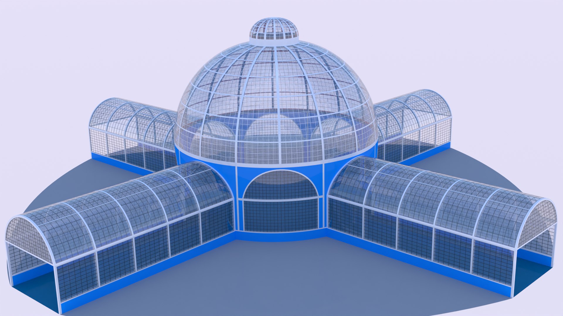 Pavilion And Future Buildings 3D Model - TurboSquid 2149722