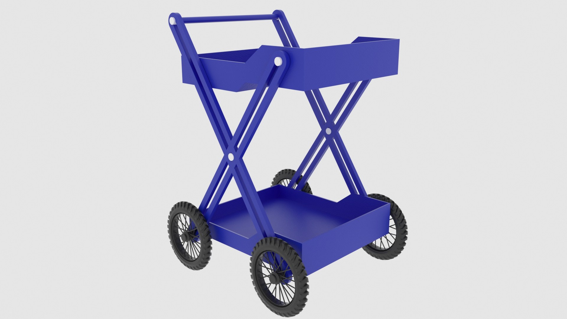 Folding Cart model - TurboSquid 2078229