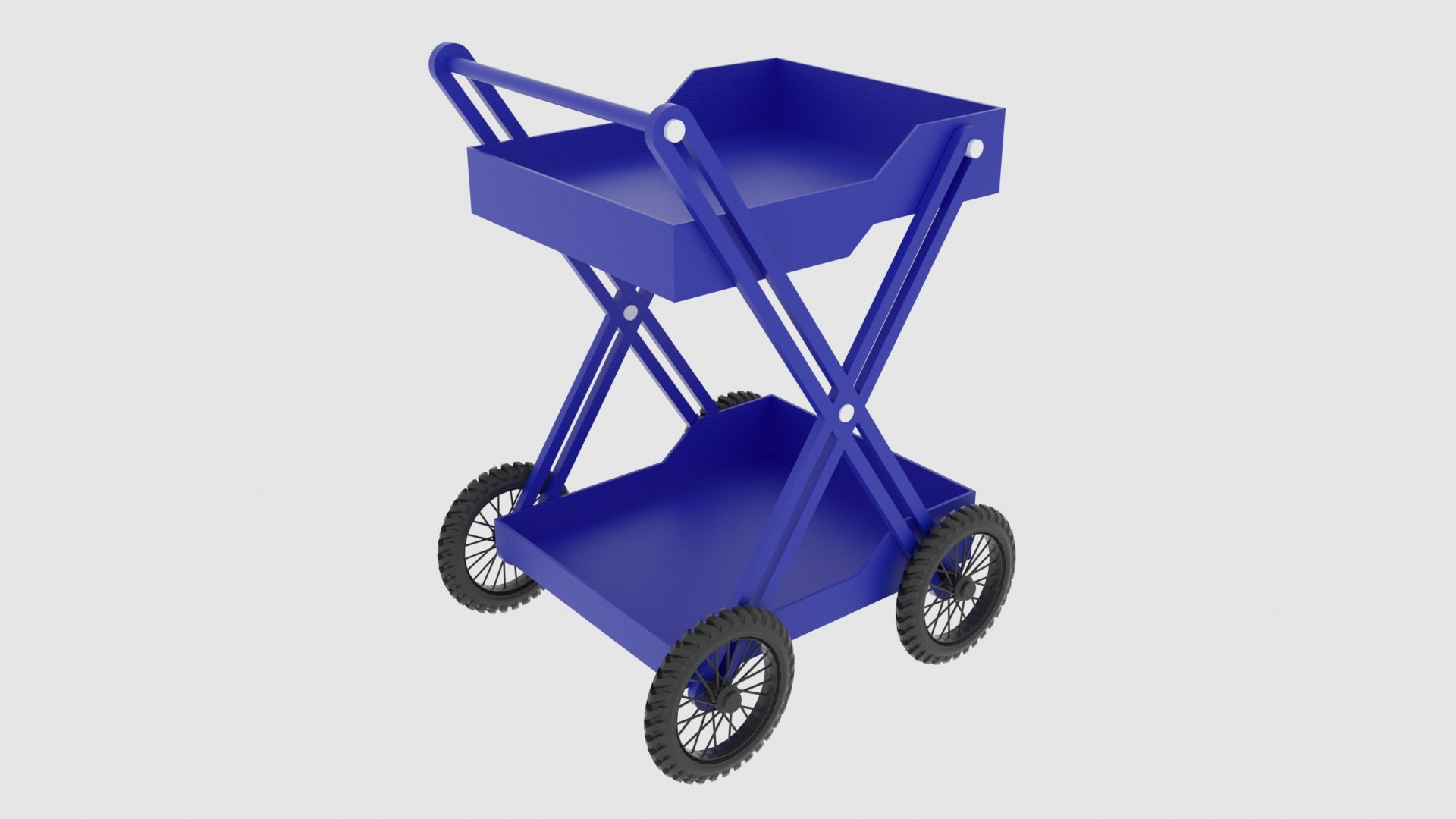 Folding Cart model - TurboSquid 2078229