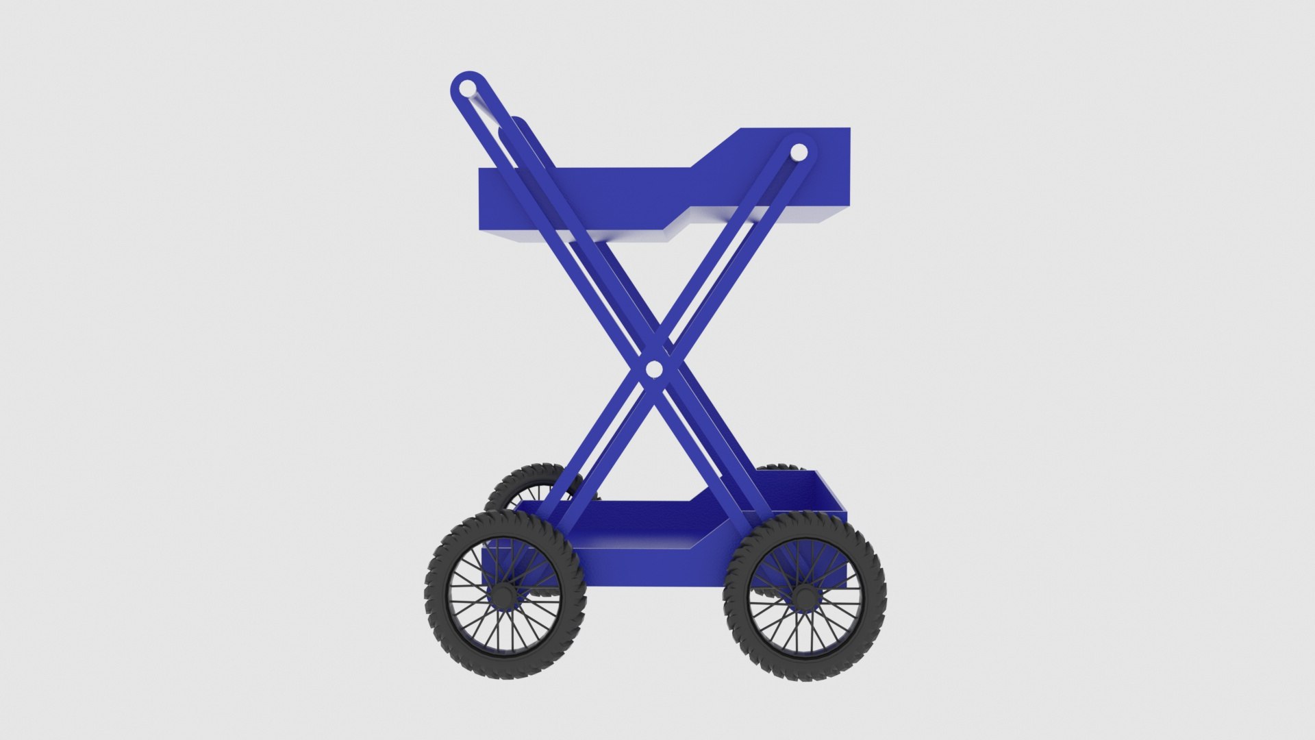Folding Cart model - TurboSquid 2078229