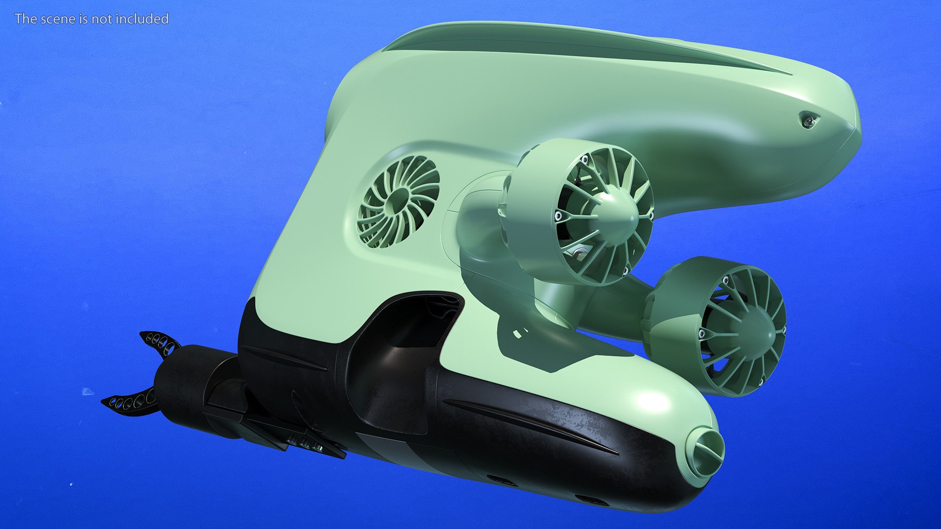 3D Model Underwater ROV With Gripper Hand Rigged For Cinema 4D ...