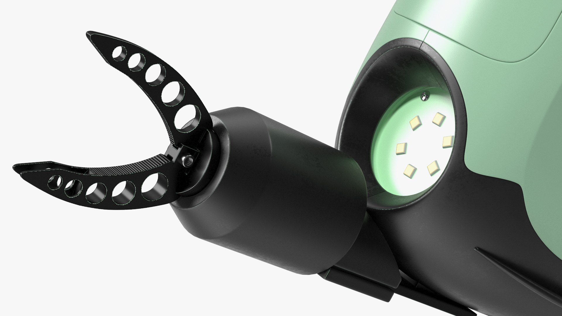 3D Model Underwater ROV With Gripper Hand Rigged For Cinema 4D ...