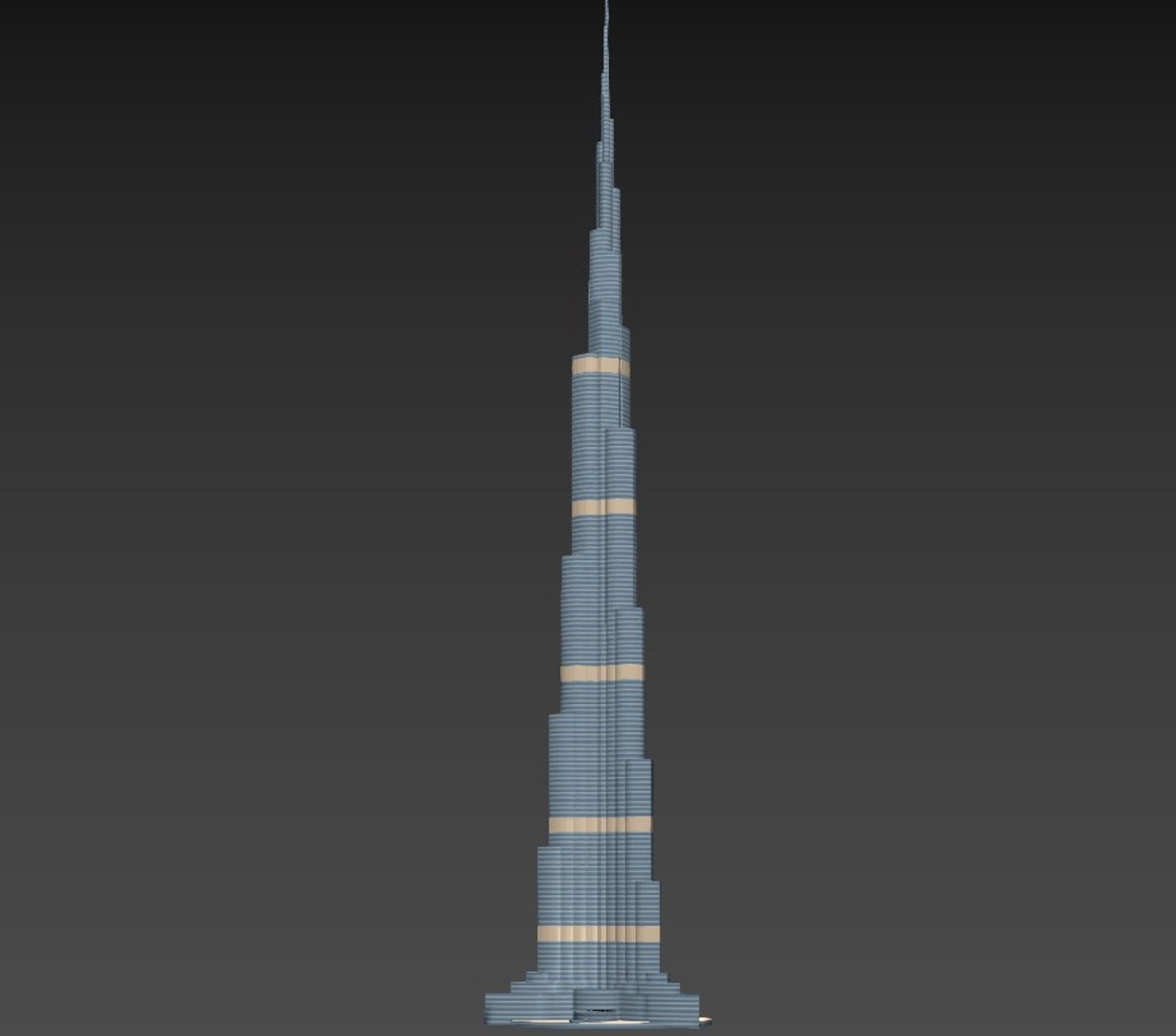 Burj Khalifa Dubai 3D - TurboSquid 1561162