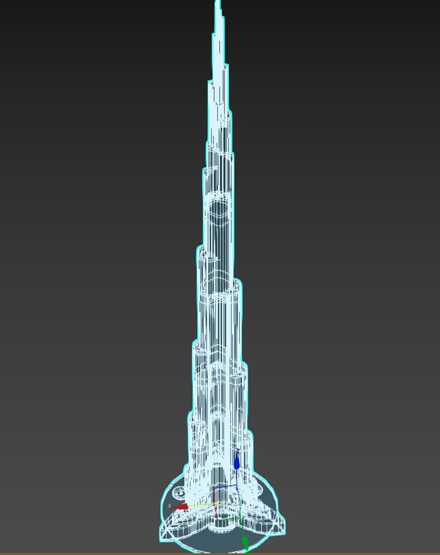 Burj Khalifa Dubai 3D - TurboSquid 1561162