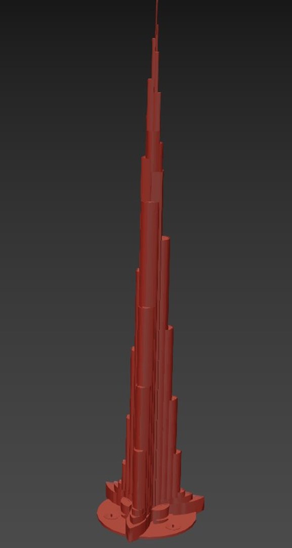 Burj Khalifa Dubai 3D - TurboSquid 1561162