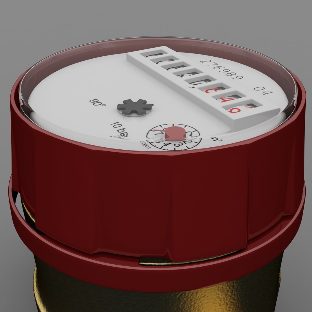 Water Meter 3 3d Max