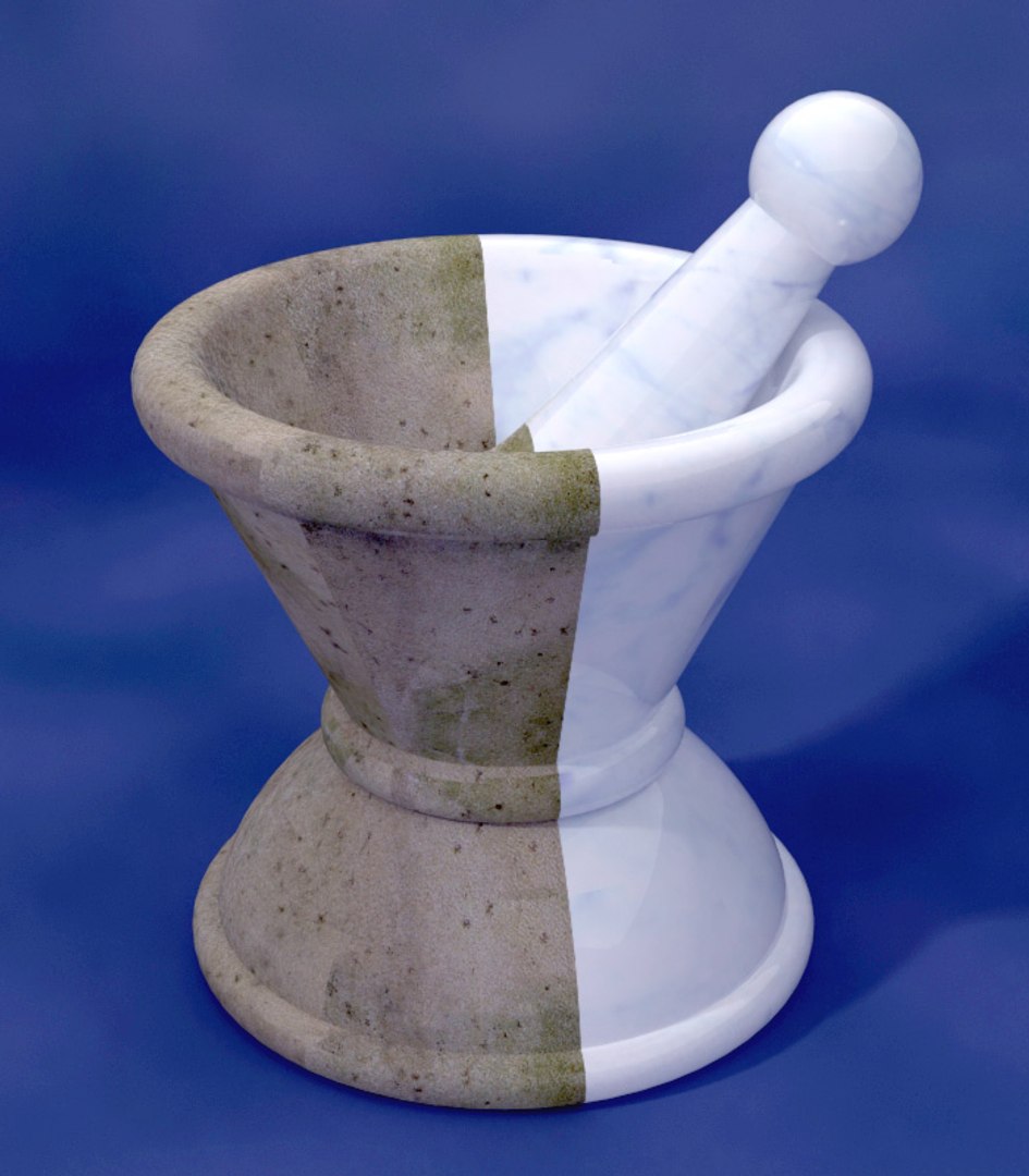3d Mortar Pestle