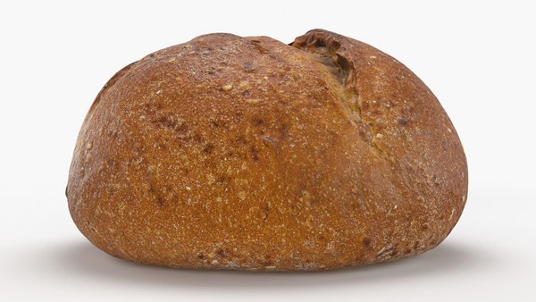 Round Multigrain Bread 3D model - TurboSquid 1814039