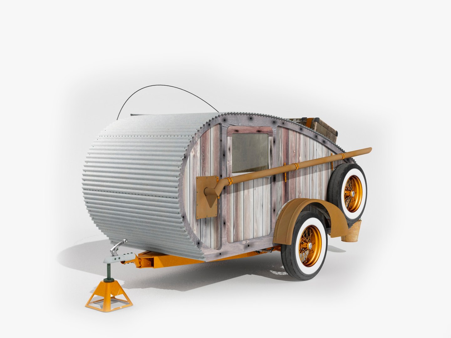 3D Trailer Rat Style - TurboSquid 1896246