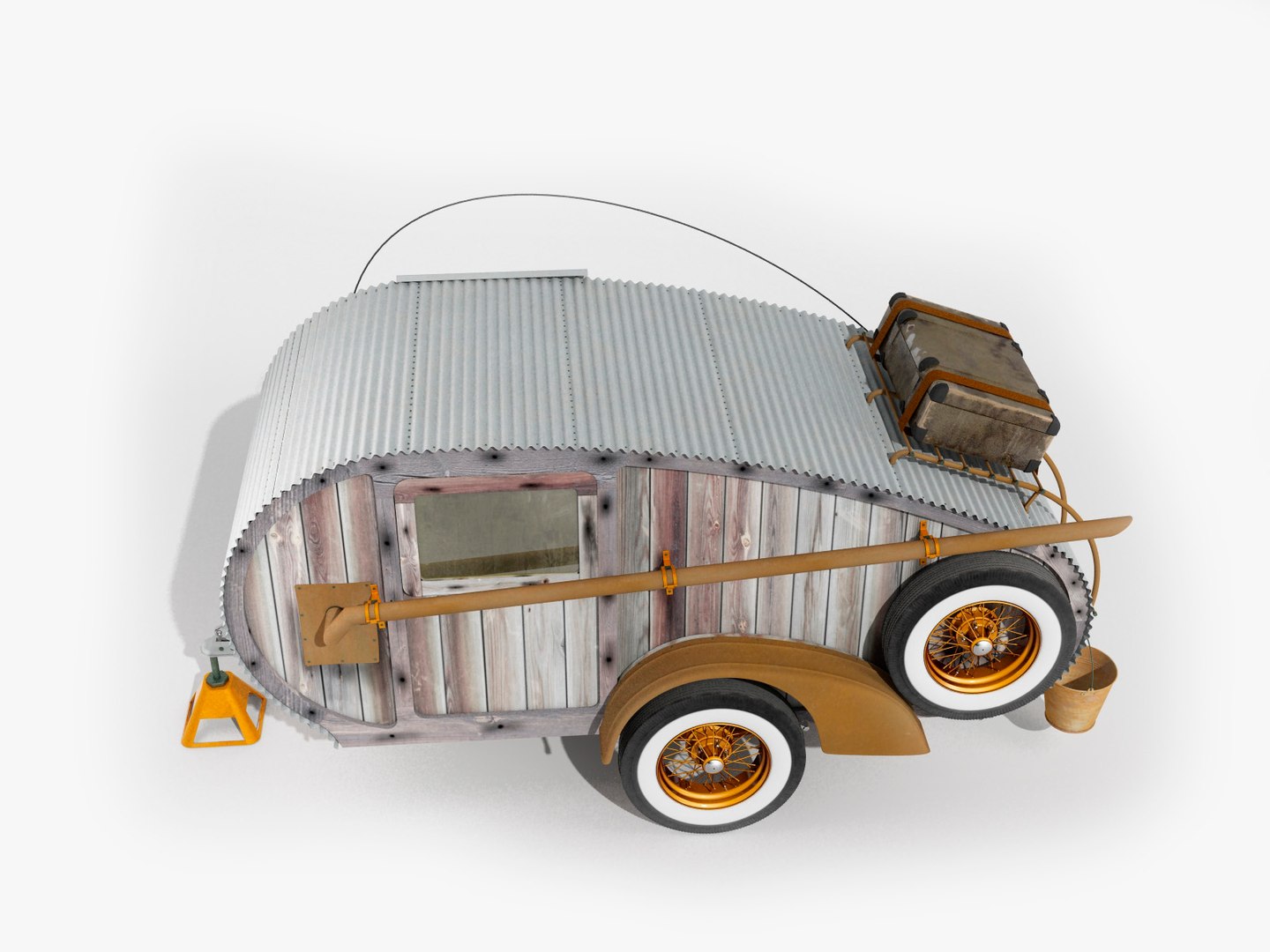 3D Trailer Rat Style - TurboSquid 1896246