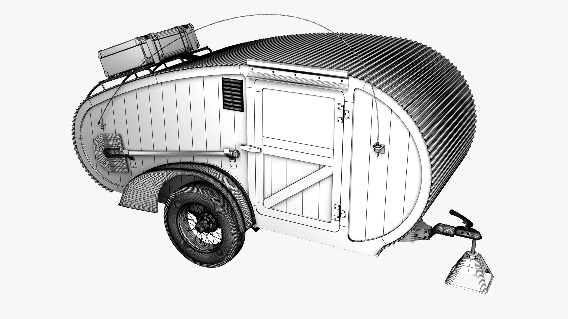 3D Trailer Rat Style - TurboSquid 1896246