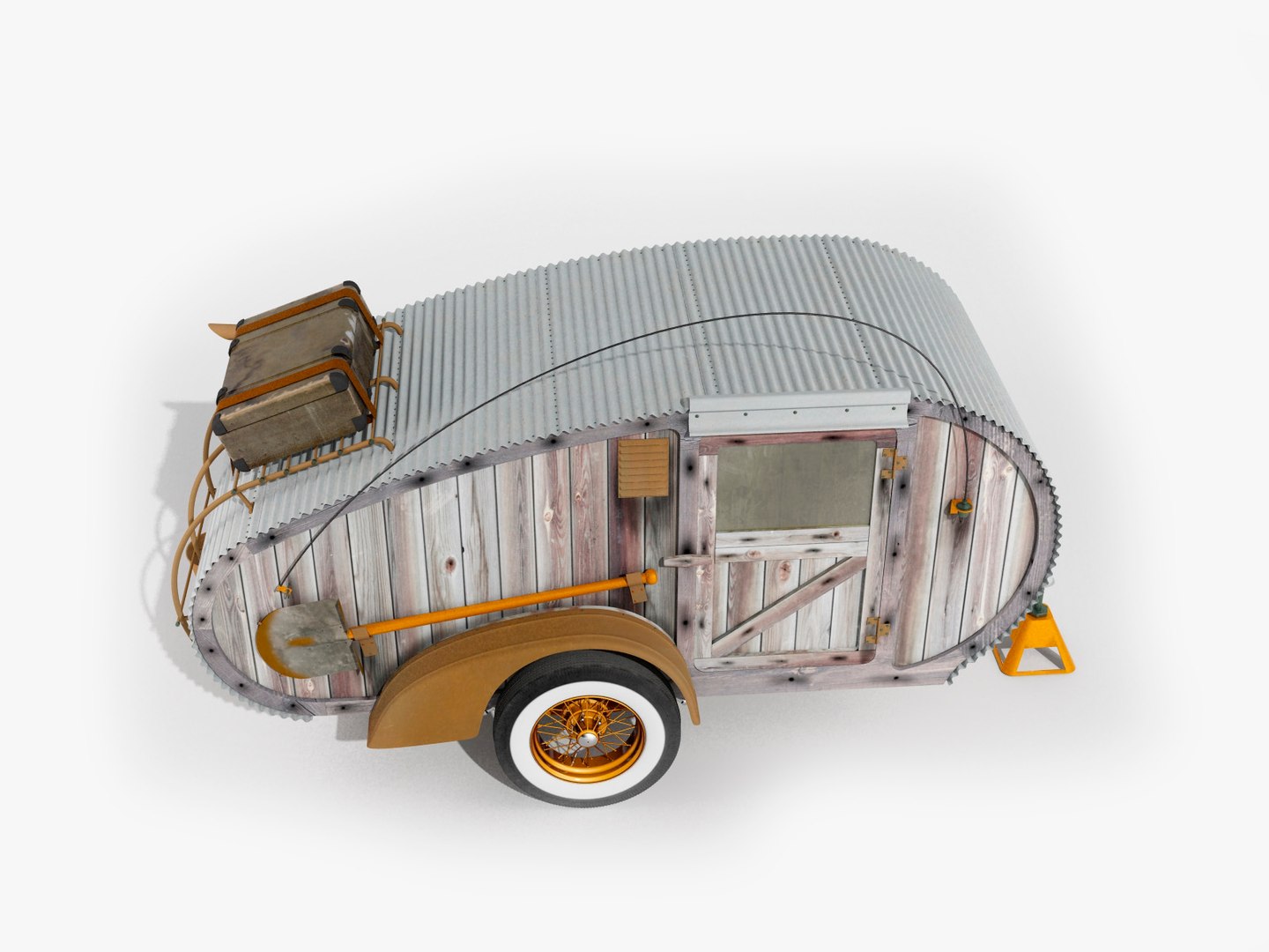 3D Trailer Rat Style - TurboSquid 1896246