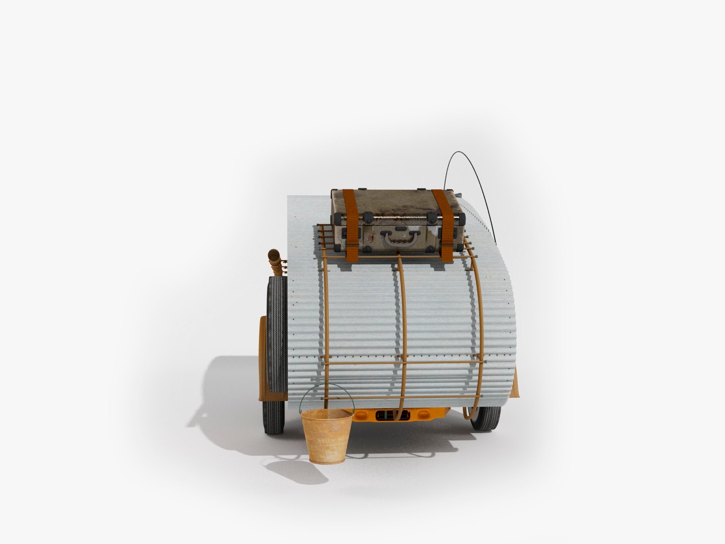 3D Trailer Rat Style - TurboSquid 1896246