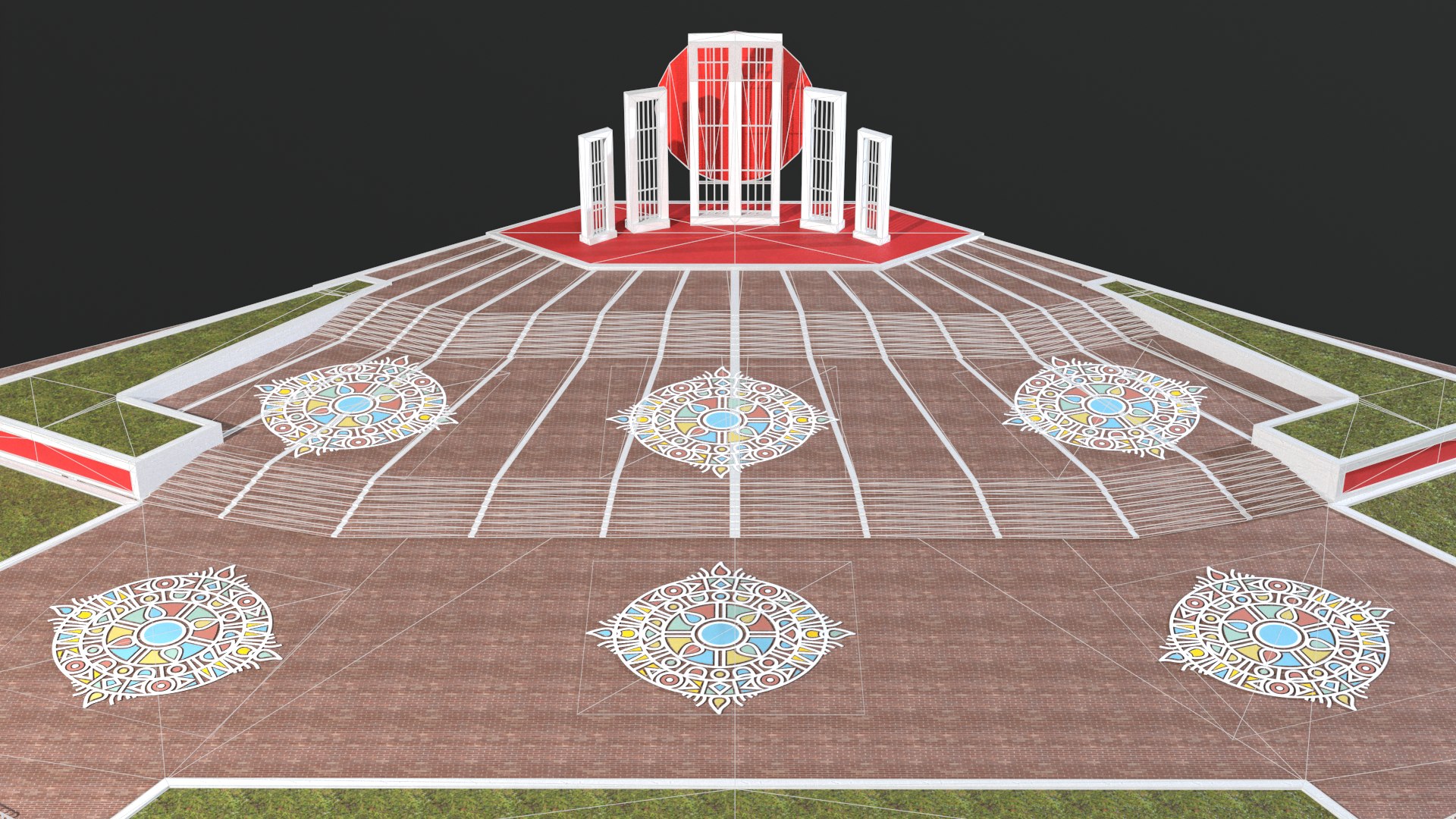 Central Shaheed Minar - Bangladesh Monument 3D Model - TurboSquid 2118646