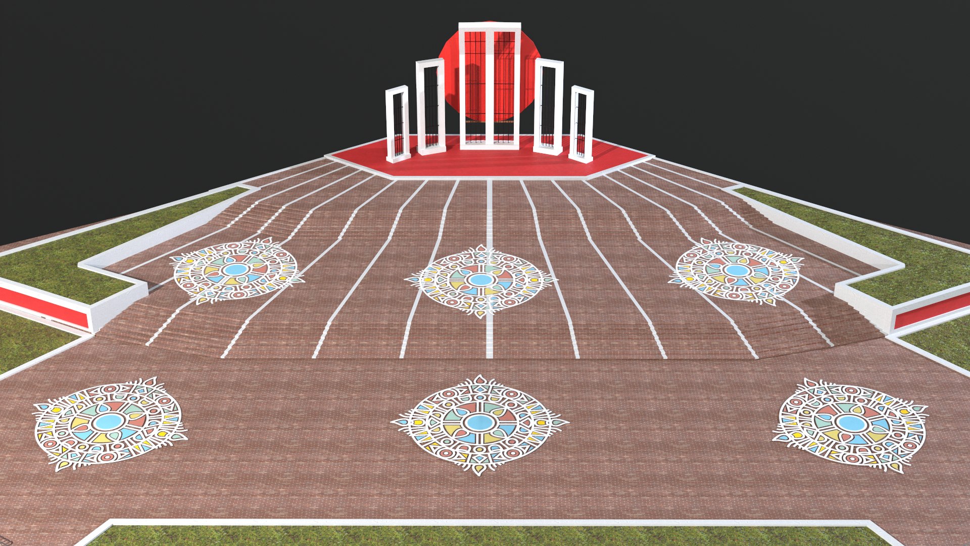 Central Shaheed Minar - Bangladesh Monument 3D Model - TurboSquid 2118646