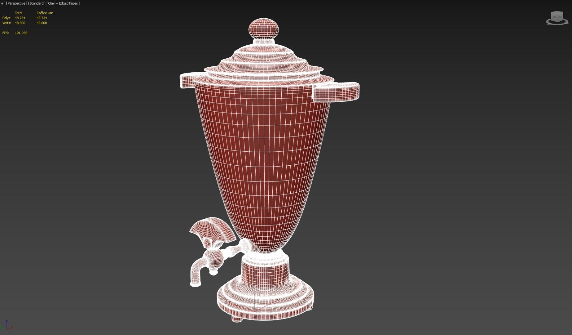 3D Coffee Urn - TurboSquid 1607580