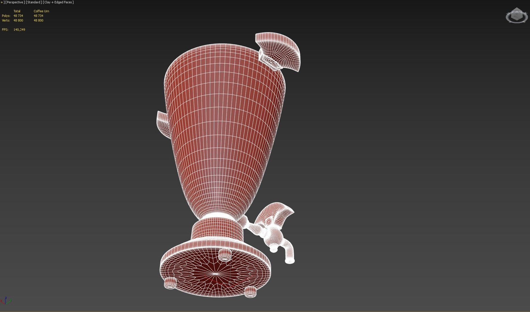 3D Coffee Urn - TurboSquid 1607580