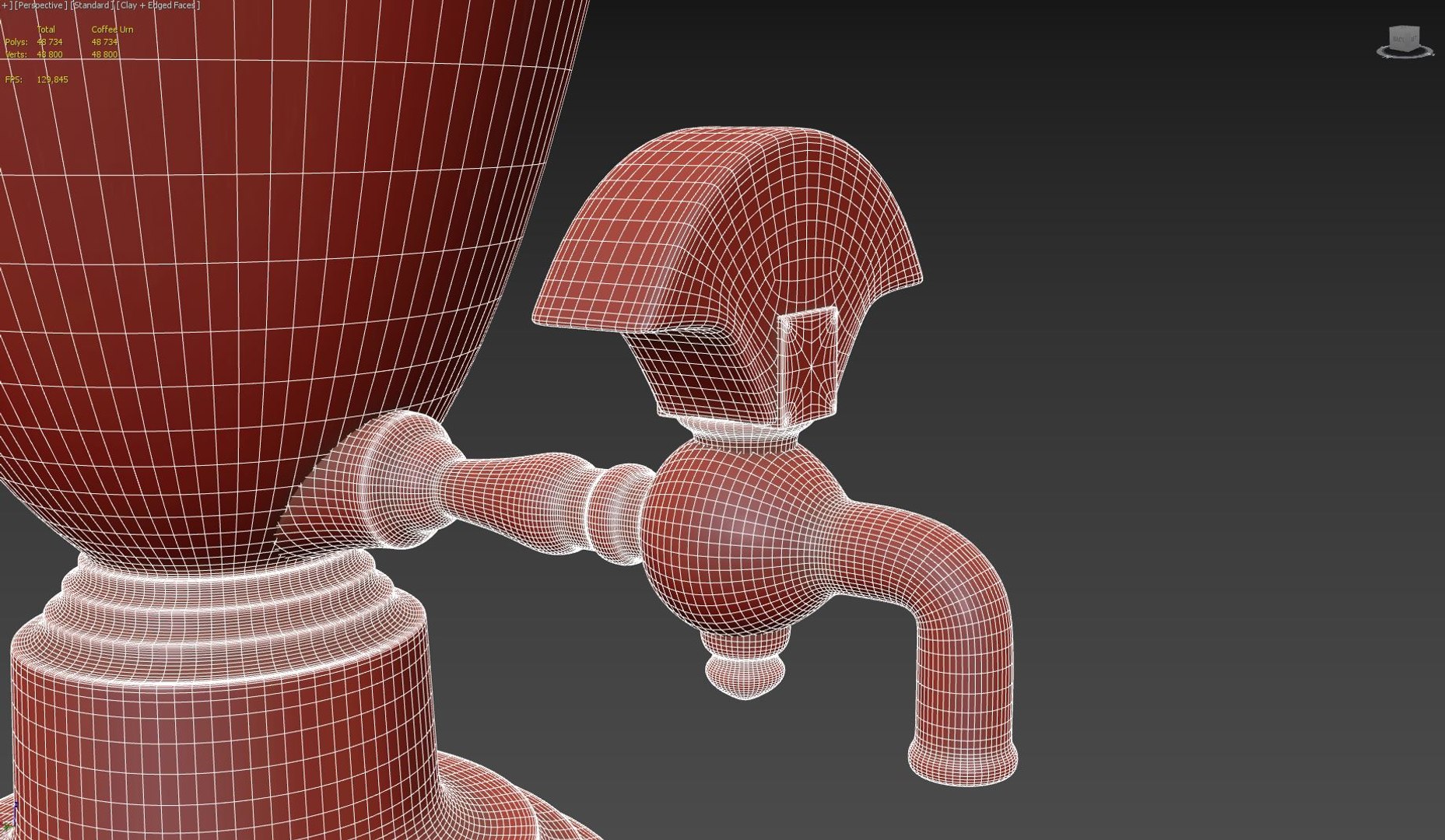 3D Coffee Urn - TurboSquid 1607580