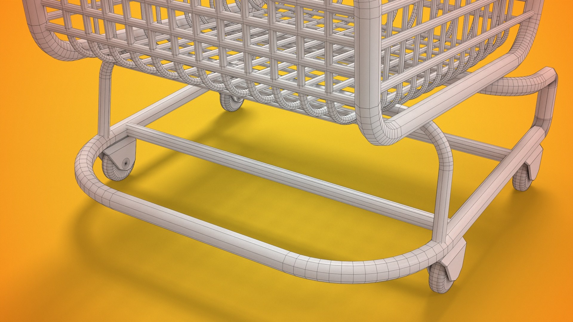 3D Model Stylized Shopping Cart - TurboSquid 2097092
