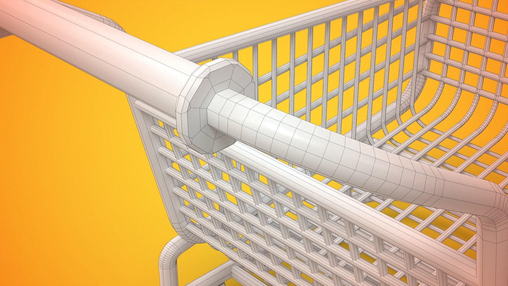 3D Model Stylized Shopping Cart - TurboSquid 2097092