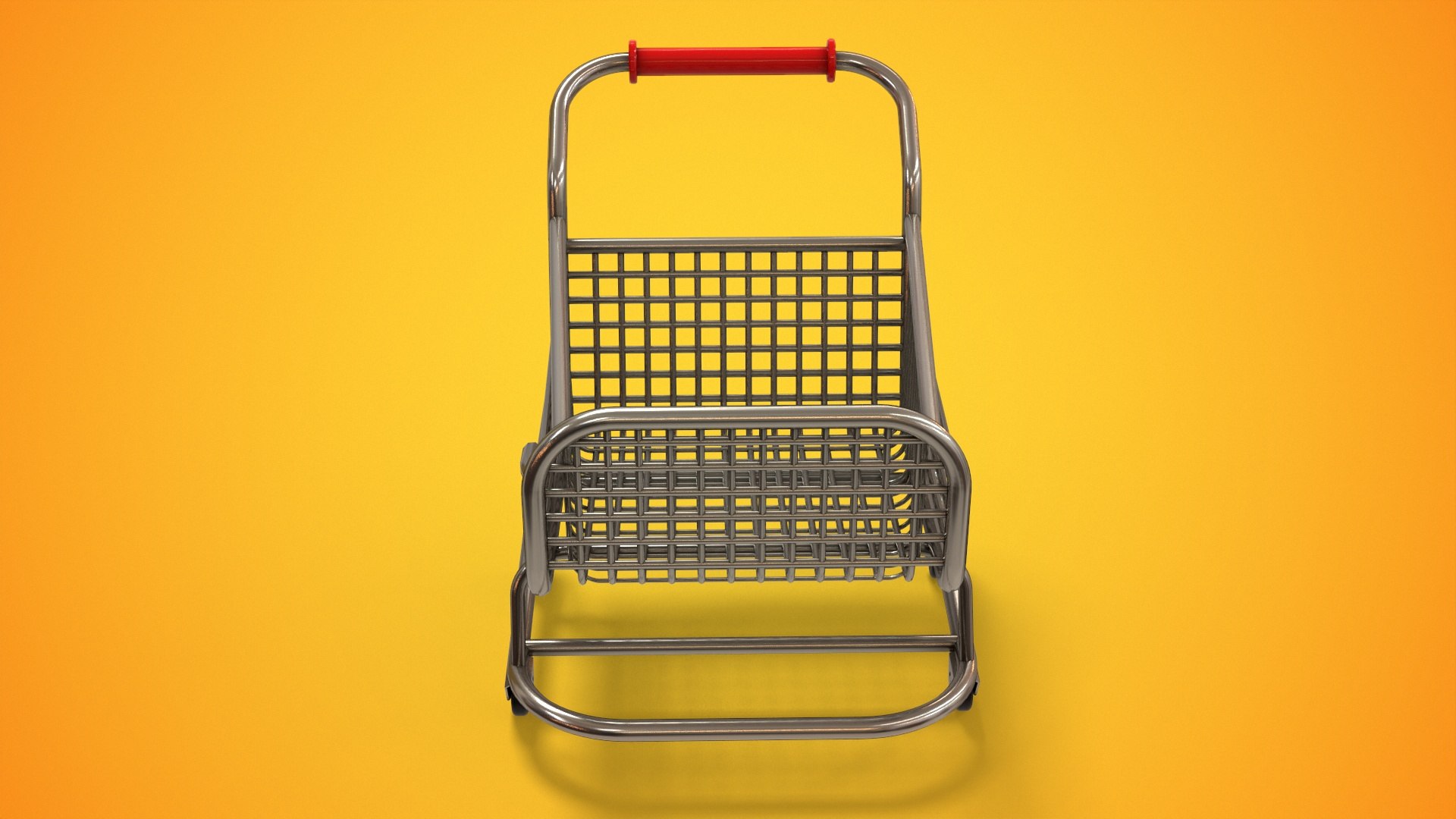 3D Model Stylized Shopping Cart - TurboSquid 2097092