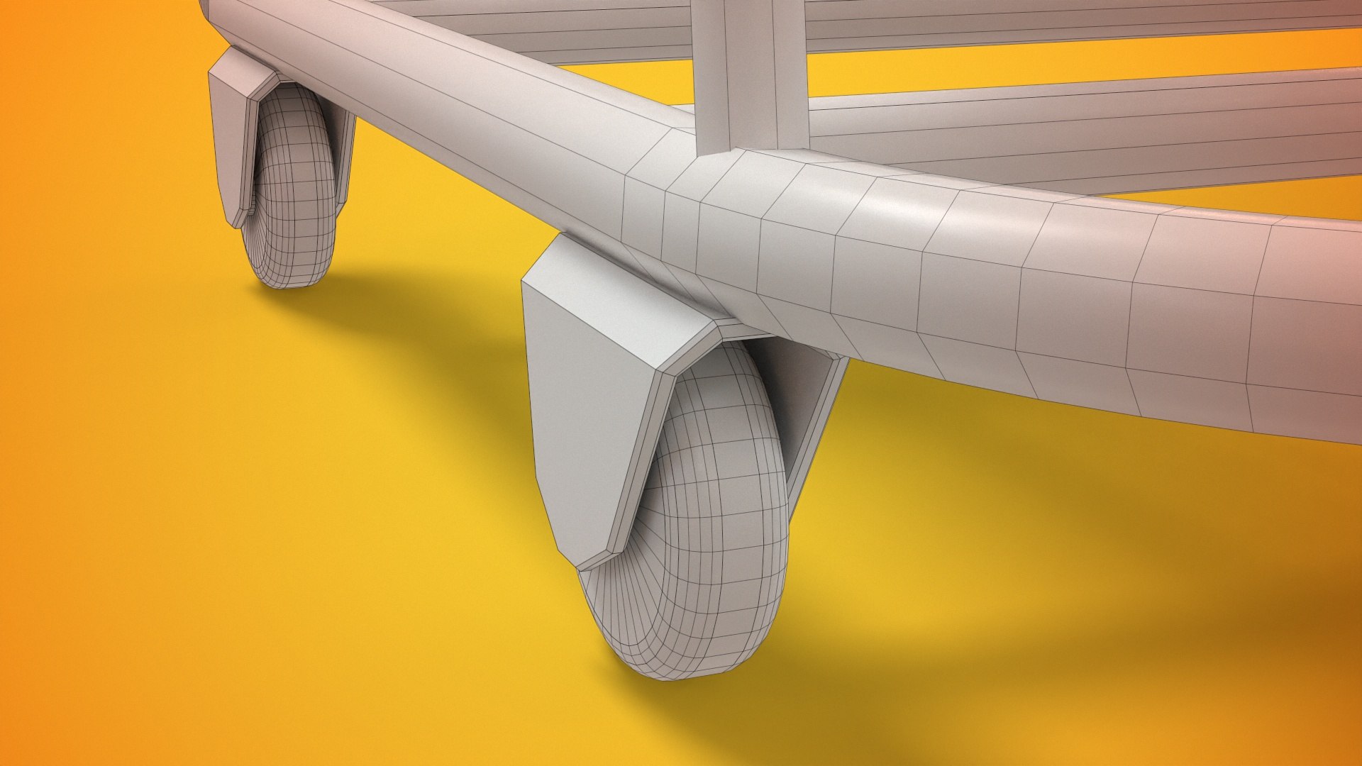 3D Model Stylized Shopping Cart - TurboSquid 2097092