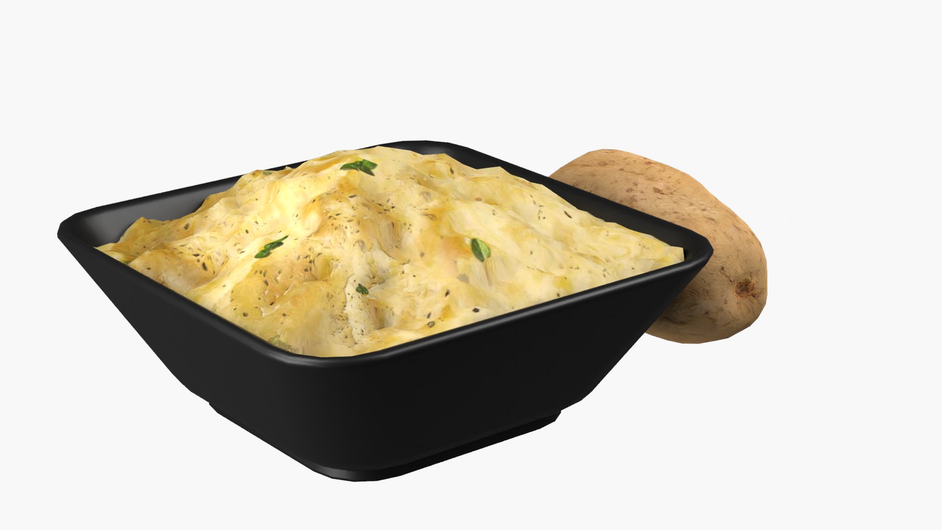 Mashed Potato model - TurboSquid 2039576