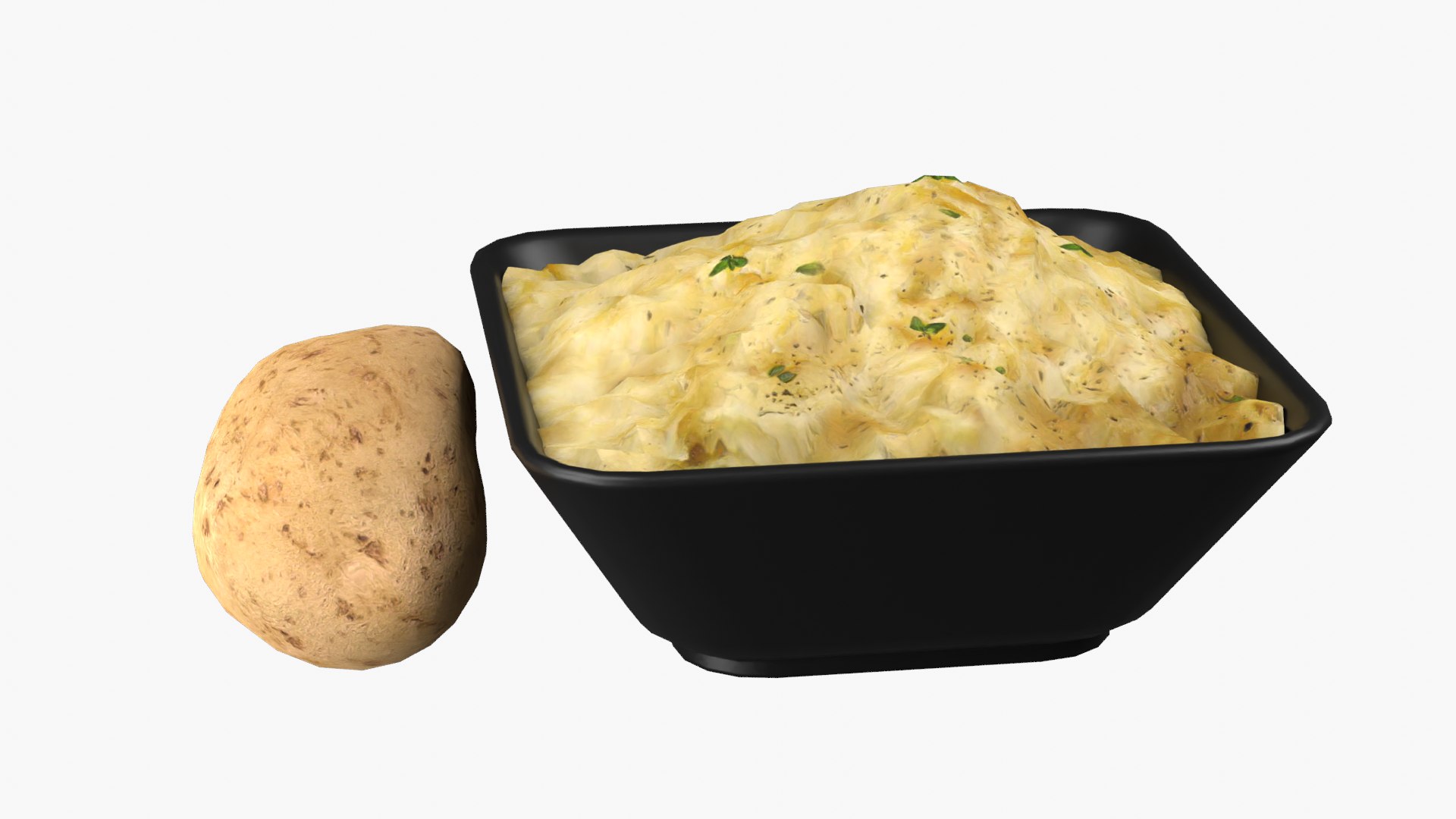 Mashed Potato model - TurboSquid 2039576
