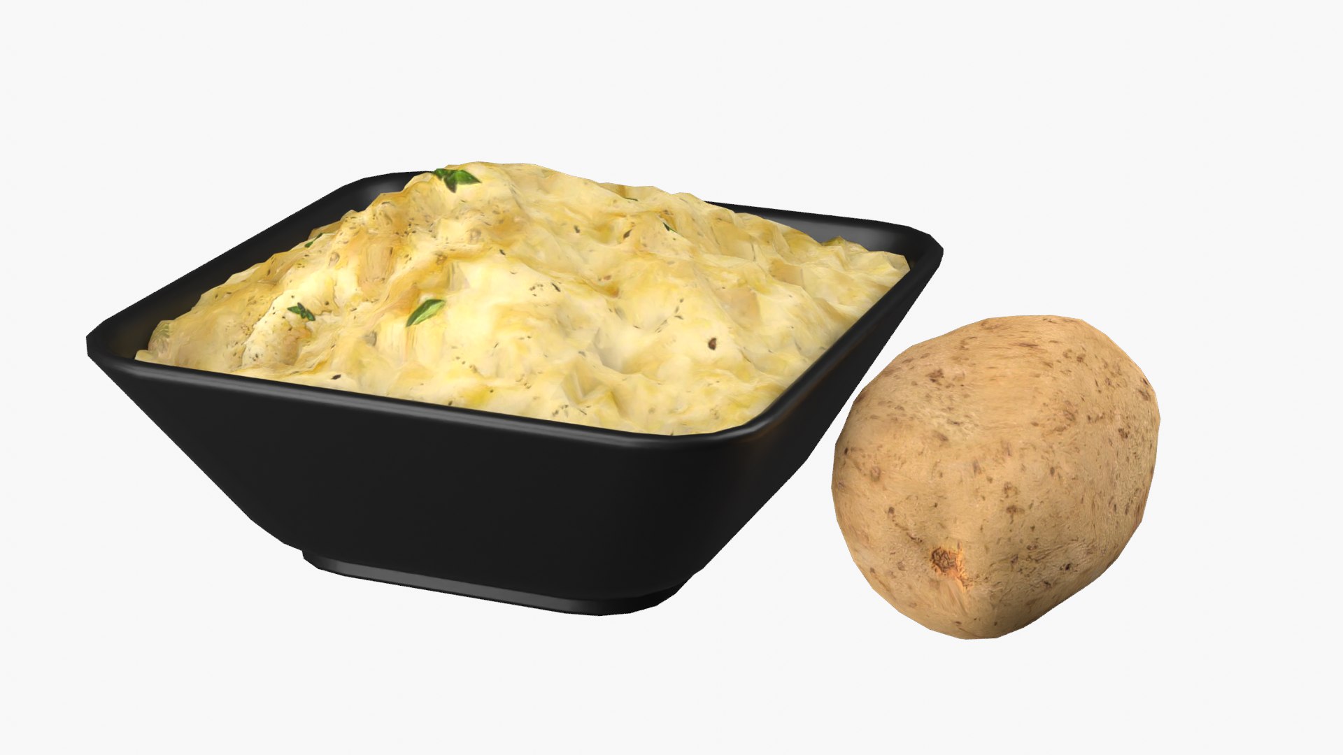 Mashed Potato model - TurboSquid 2039576
