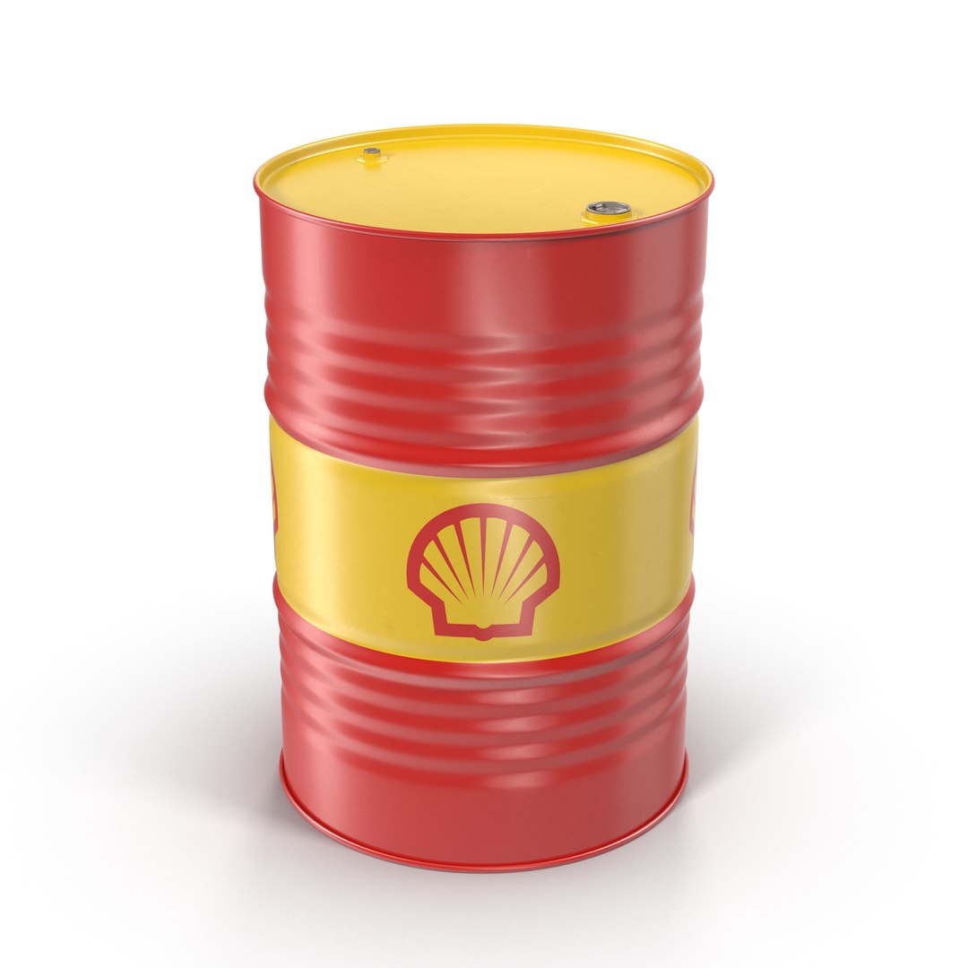 3d steel oil barrel