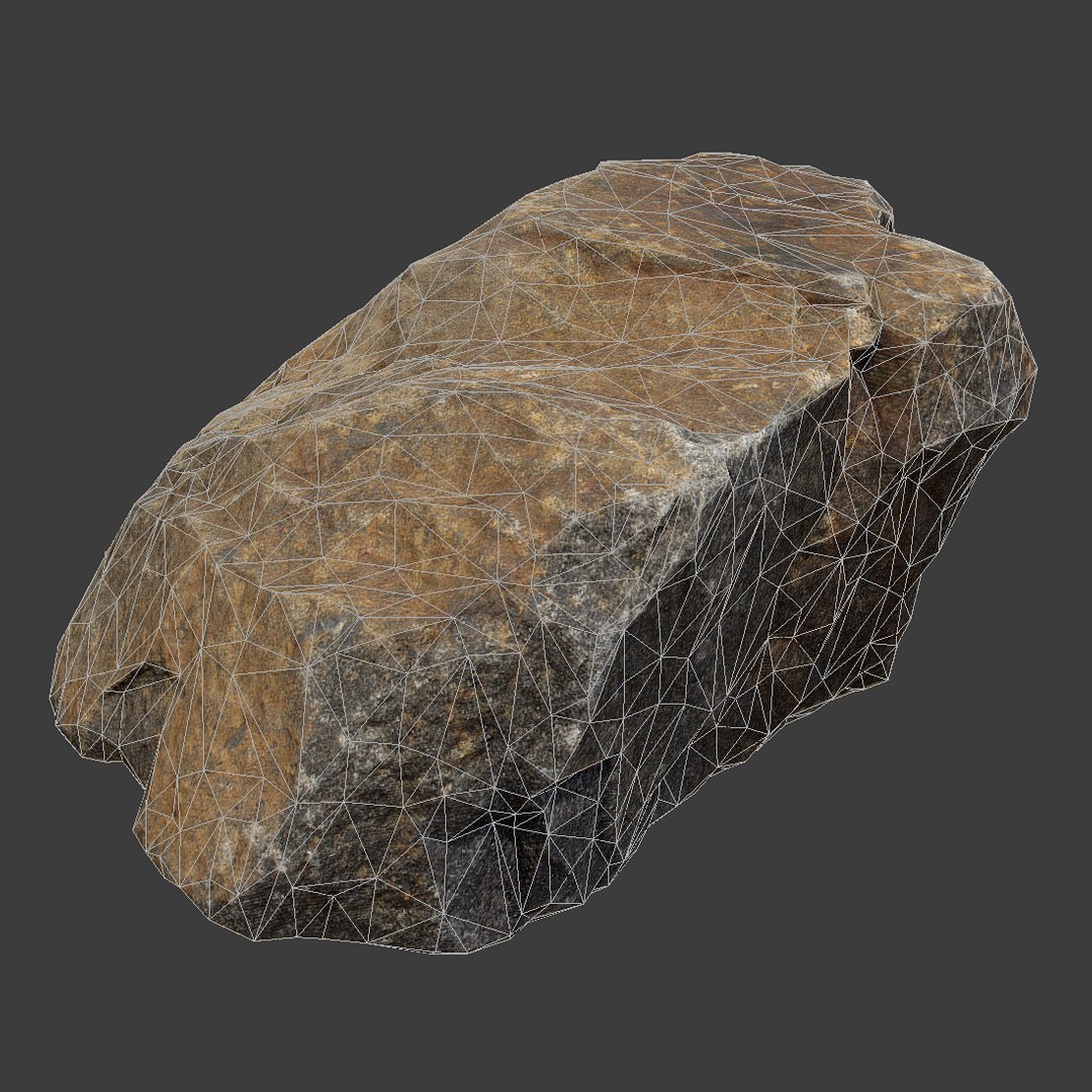 3d model of stone