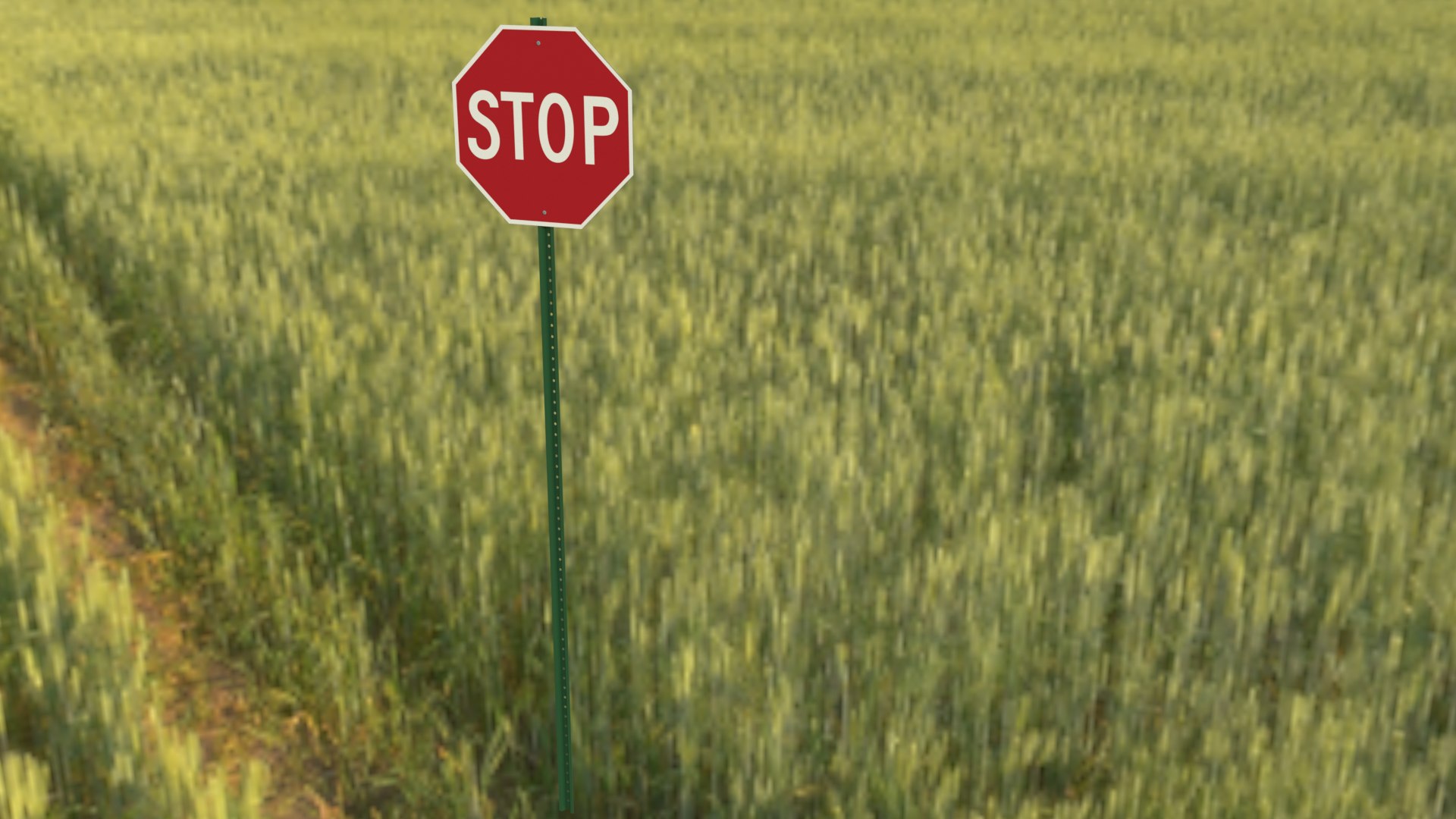 Red Stop Sign 3D Model - TurboSquid 1238686