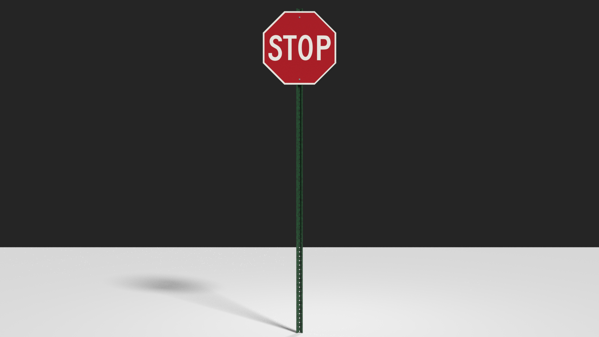 Red Stop Sign 3D Model - TurboSquid 1238686