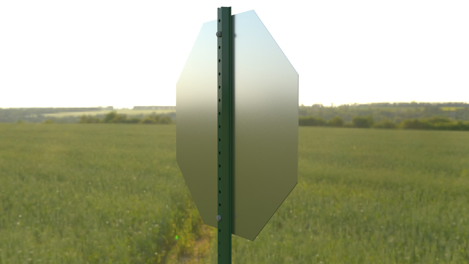 Red Stop Sign 3D Model - TurboSquid 1238686