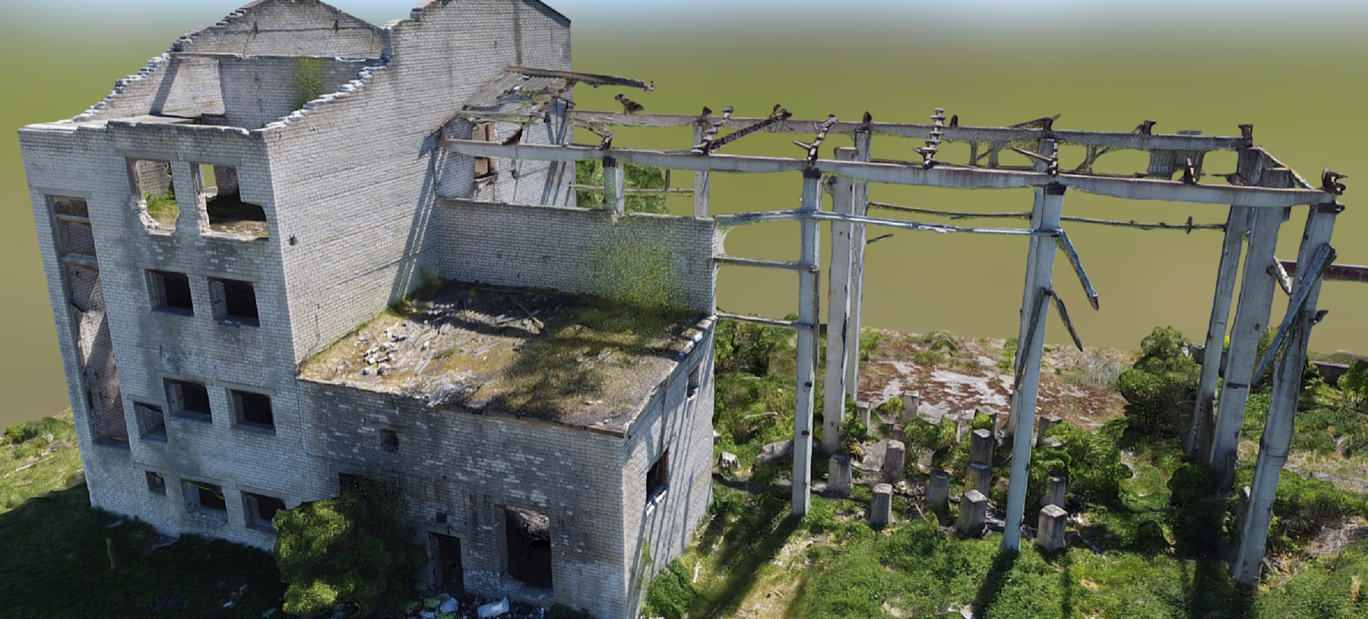 Soviet Factory Wreck 3D Model - TurboSquid 1850402