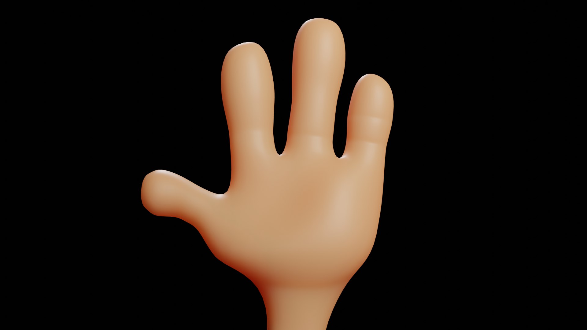 3D Cartoon Hand 00112 - Blender - Low Poly - TurboSquid 1931324