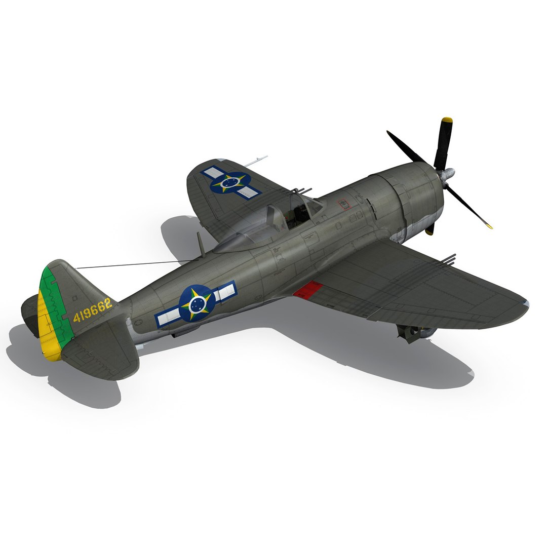 3d Model Republic P-47 Thunderbolt