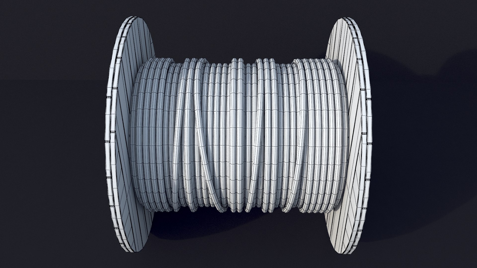 3D Model Reel With Cable HD - TurboSquid 1825236