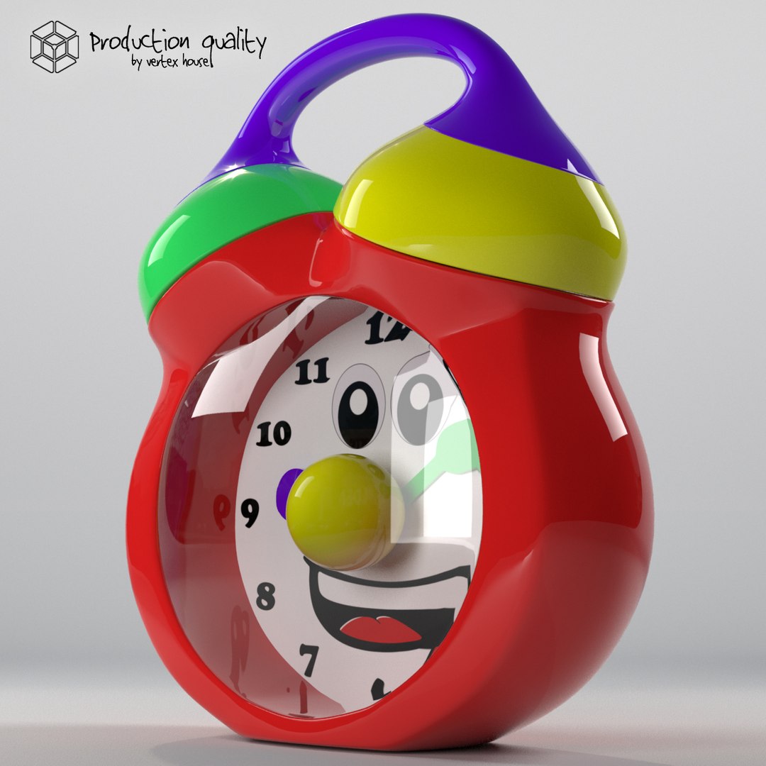 3d Model Toy Clock
